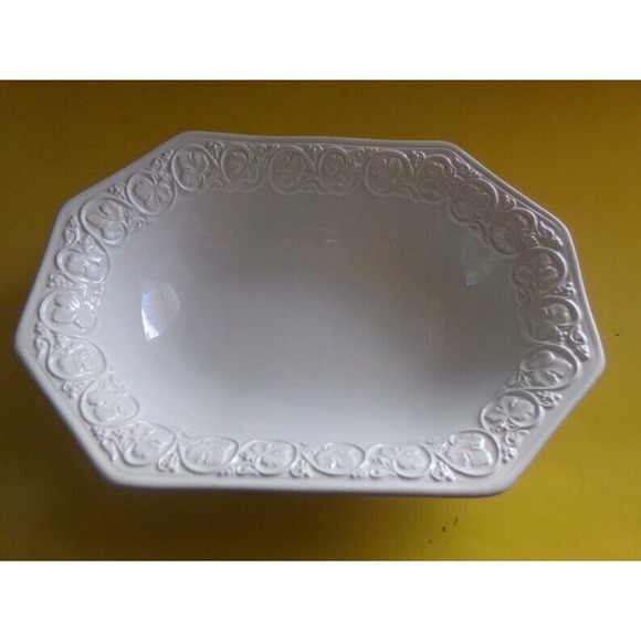Pizzato | Dining | Vintage Pizzato White Octagonal Large Serving Bowl Dish Handmade Italy | Poshmark